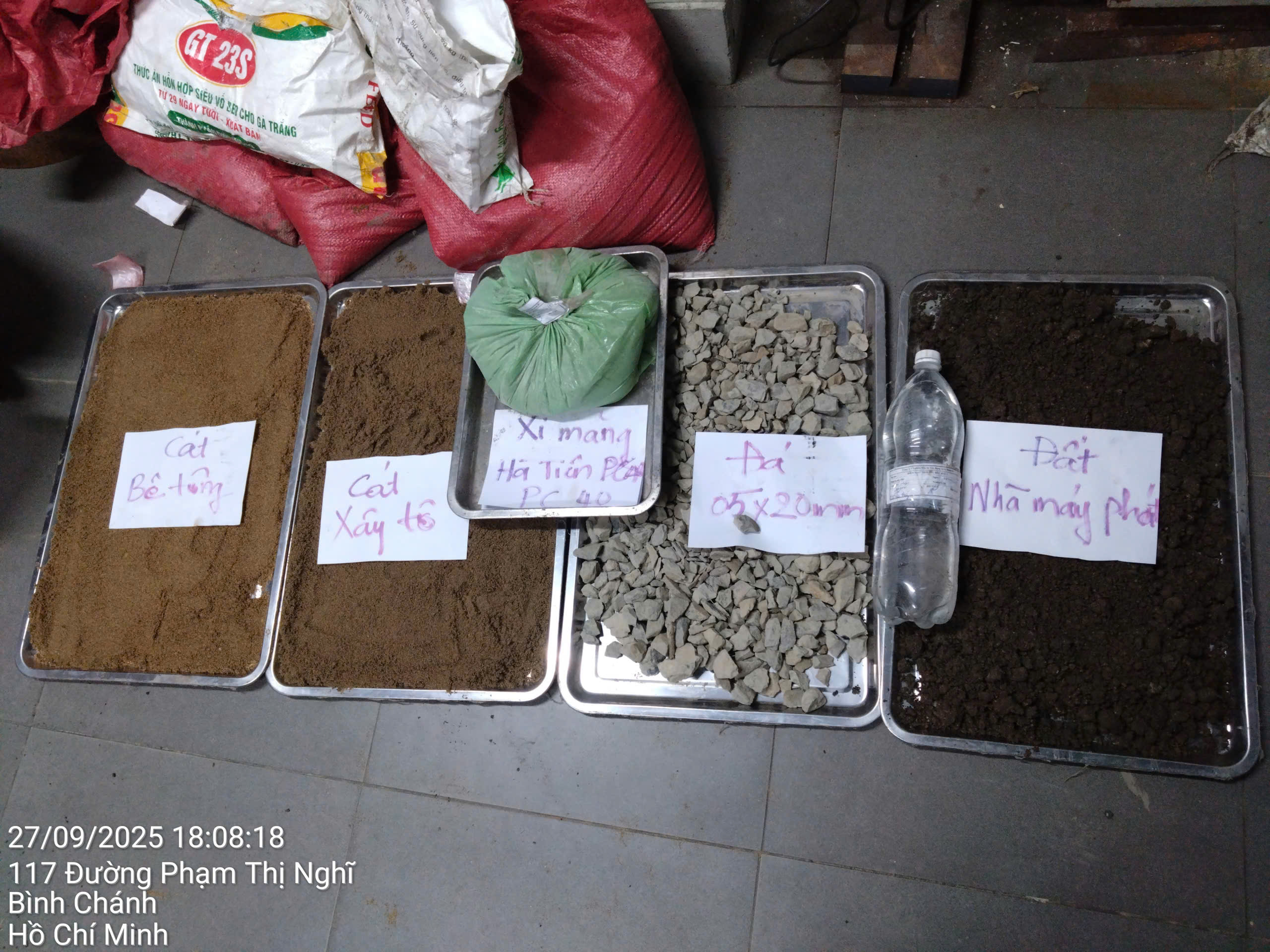 THỬ NGHIỆM VẬT LIỆU XÂY DỰNG